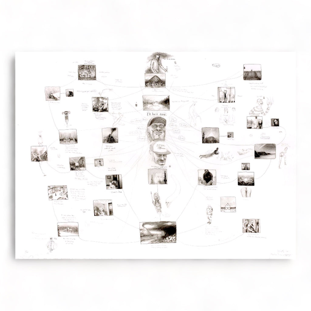 Dan Attoe, Accretion Drawing XXIV, 2010 – Jonathan LeVine Projects