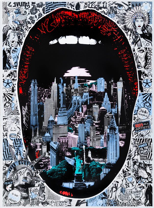 Prefab77, "Lick NY" (Blue Special Edition) – Jonathan LeVine Projects